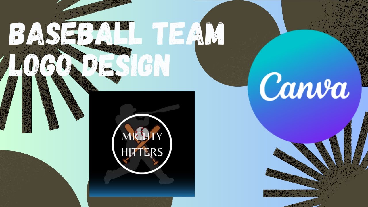 Creating a Baseball team logo design from scratch using canva | 2023 |