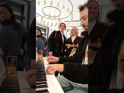 This violinist blew our minds in a French Supermarket