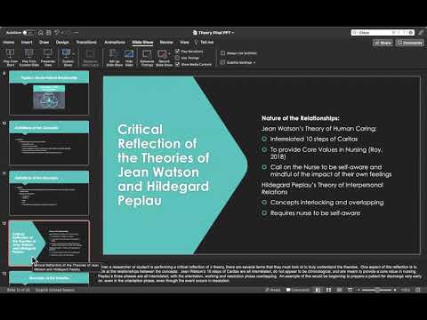 Critique of Nursing Theory- Theoretical Foundations of Nursing