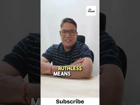 What Does Ruthless Mean? 💀 | Powerful English Vocabulary