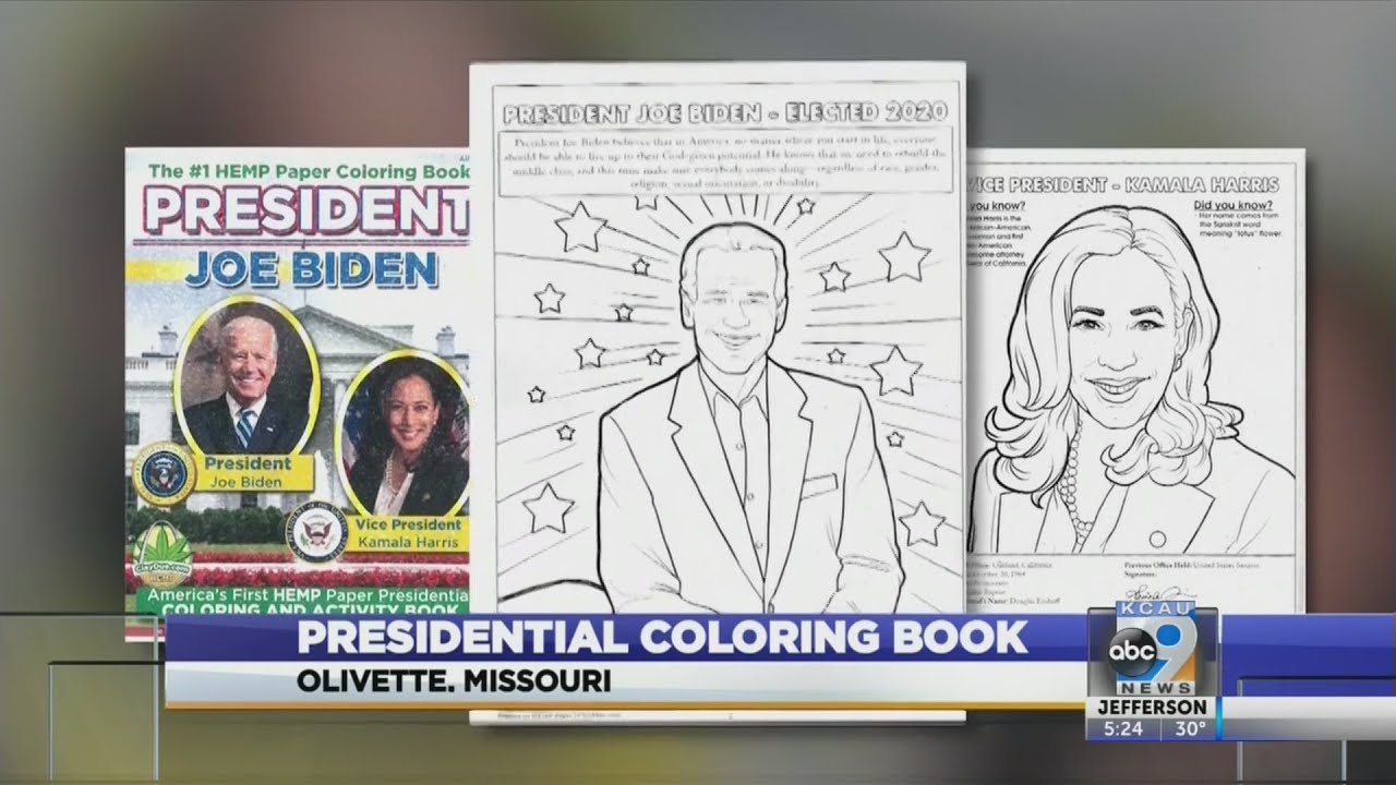 Presidential coloring book
