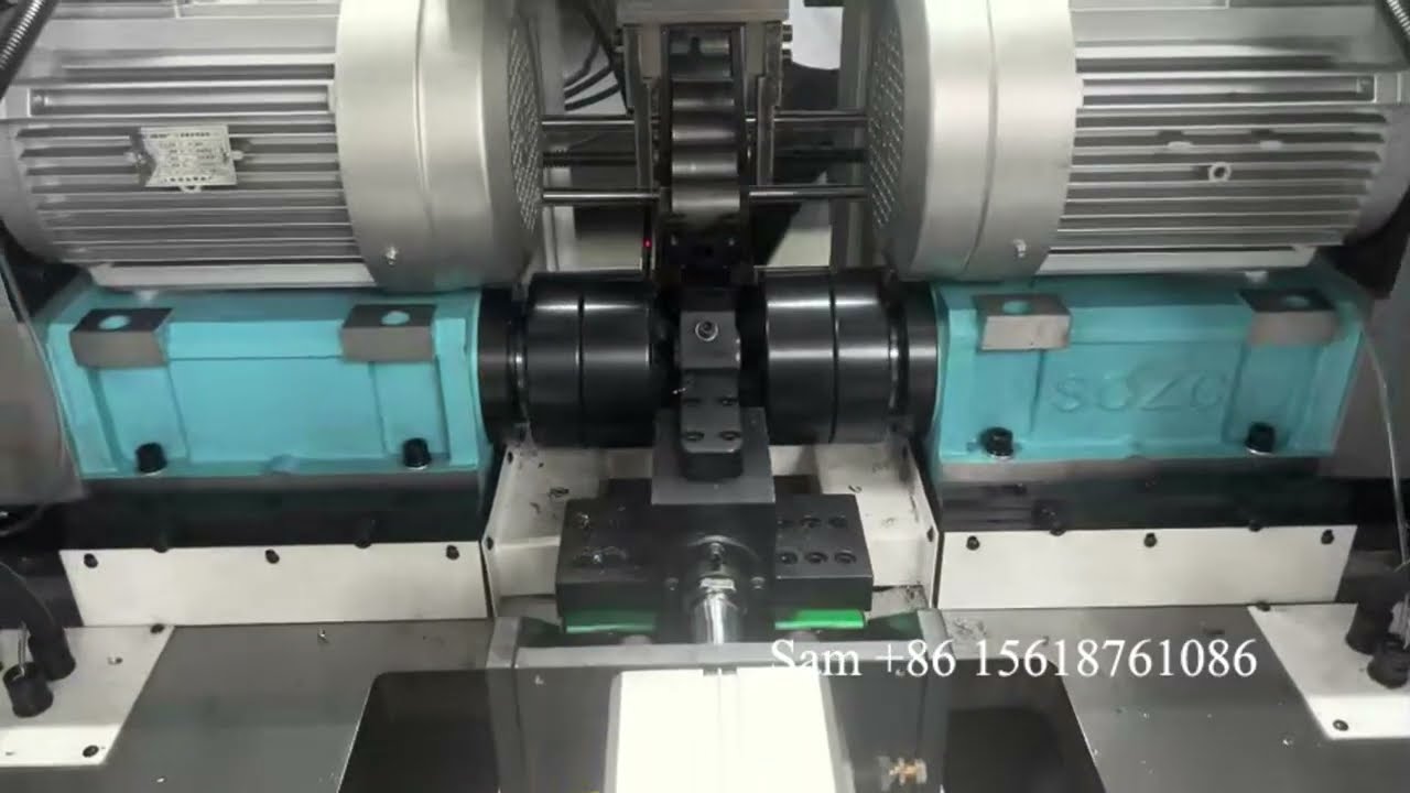 Full automatic loading pipe double end chamfering machine
