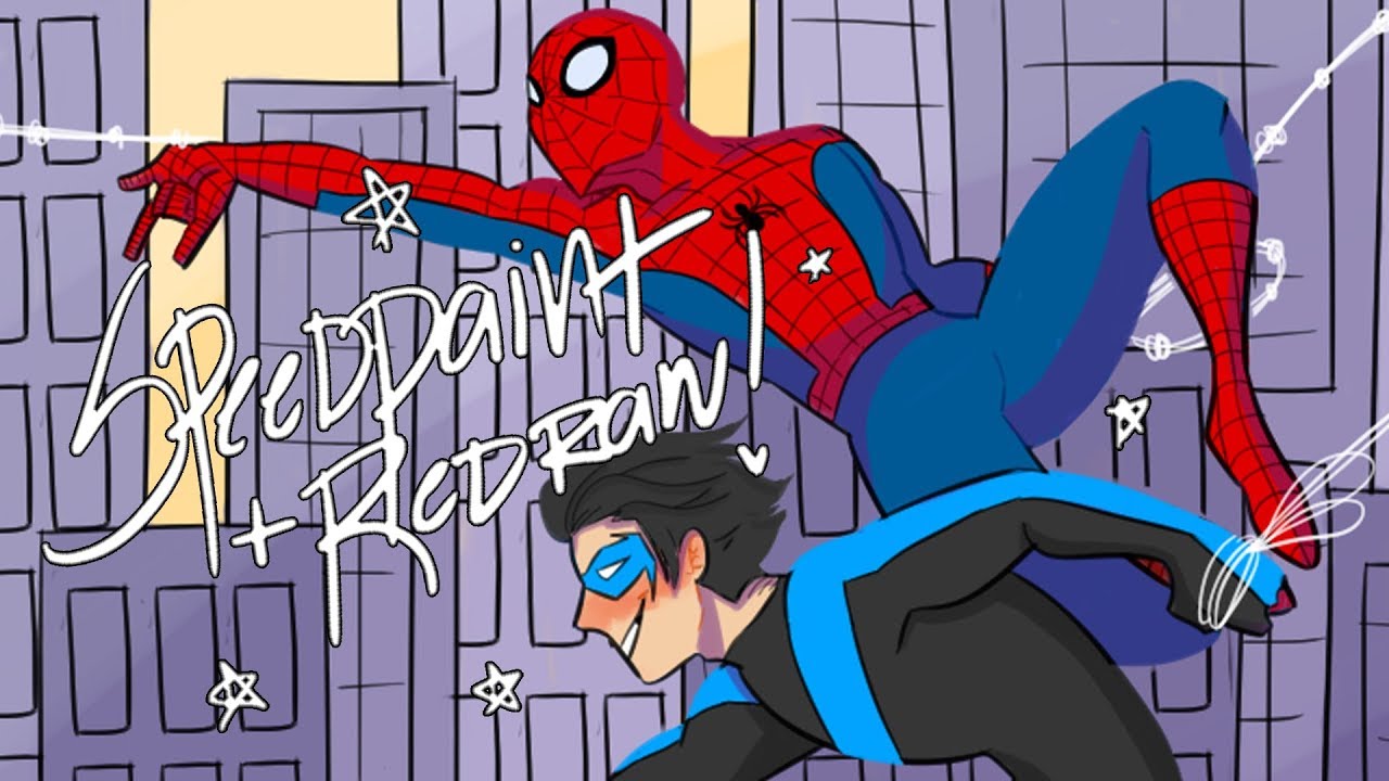 SPEEDPAINT } Spidey & Nightwing Redraw