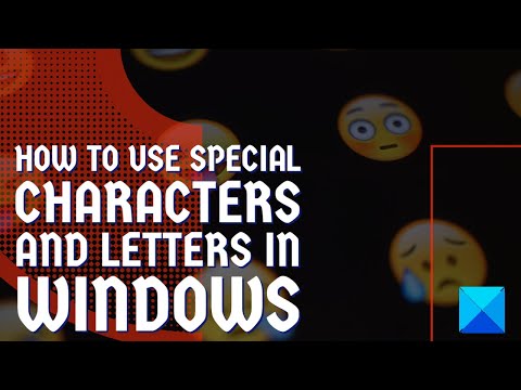 How to type Special Characters and Letters in Windows