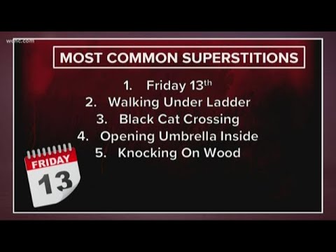 Friday the 13th is the most common superstition people believe