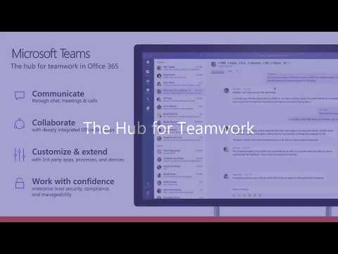 Microsoft Teams Microsoft's Hub for Teamwork in Office 365