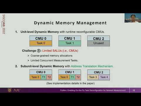 FlyMon: Enabling On-the-Fly Task Reconfiguration for Network Measurement (TS 7, SIGCOMM'22)