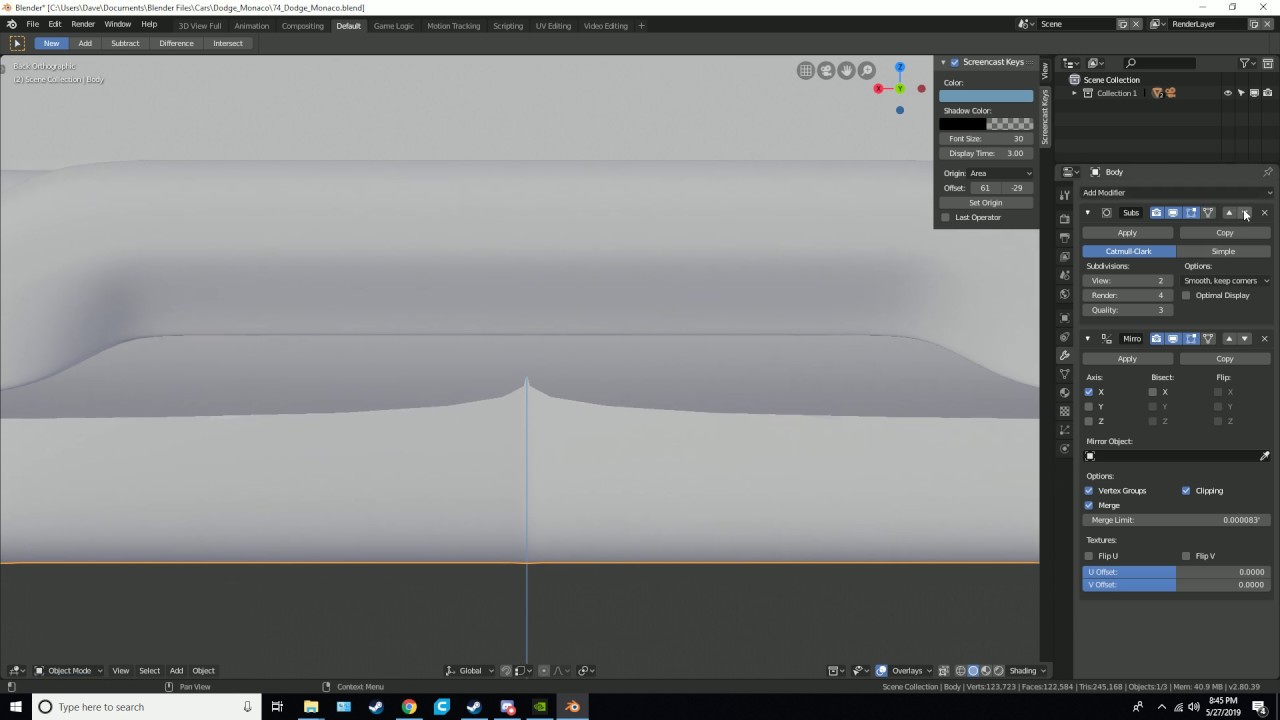 Subdivision Modifier Pinching Fix