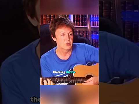 Paul McCartney writes a song on the spot for the interviewer. #paulmccartney #interview
