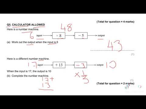 Function Machines KS3 Maths GCSE Maths Question of the Day 12th February 2025