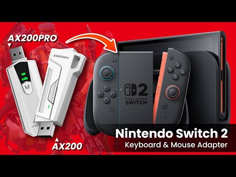 Best Nintendo Switch 2 K&M Adapter? AX200/AX200Pro + Fortnite Test! AIMZENIX Easy Tutorial+ Gameplay