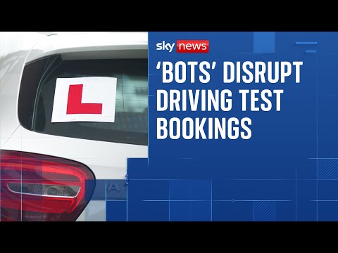 Driving instructors warn 'bots' are flooding test booking system