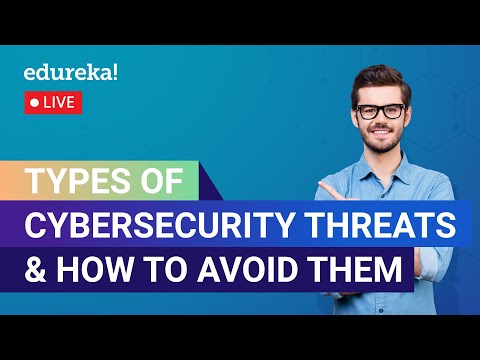 Types of Cybersecurity Threats and How to Avoid Them | Cybersecurity | Edureka Live