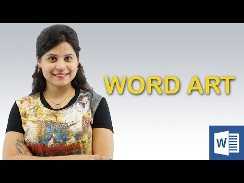 Word tutorial 2013 : Working with Word Art | Hindi Tutorials || Chapter 10 | Video 1