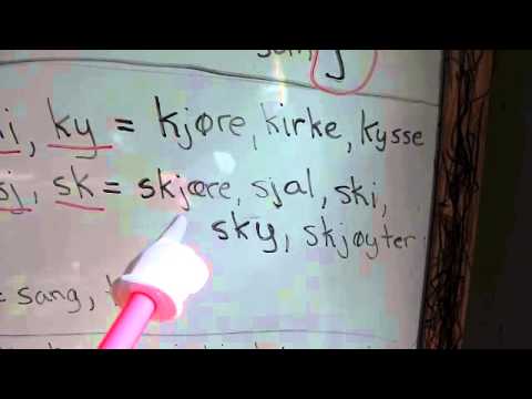 Norwegian Pronounciation of some letters and letter blends