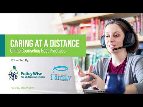 Caring at a Distance: Online Counselling Best Practices