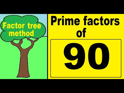 Prime factors of 90.