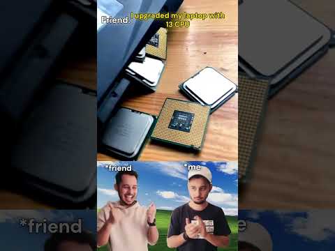 Adding 13 more CPU to Upgrade my Laptop #funny #pc #gaming #memes