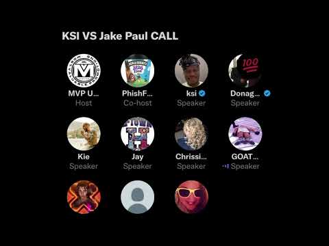 [FULL] KSI and Jake Paul ARGUMENT on TWITTER SPACES
