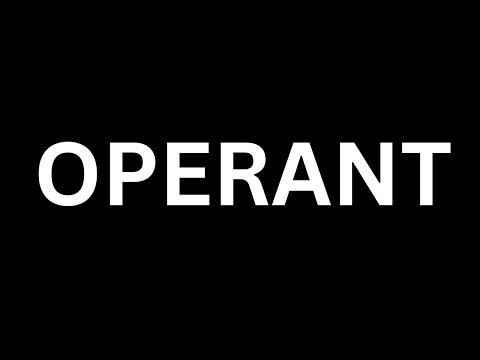 How to Pronounce "Operant'' in English language? |How to say Operant ?|