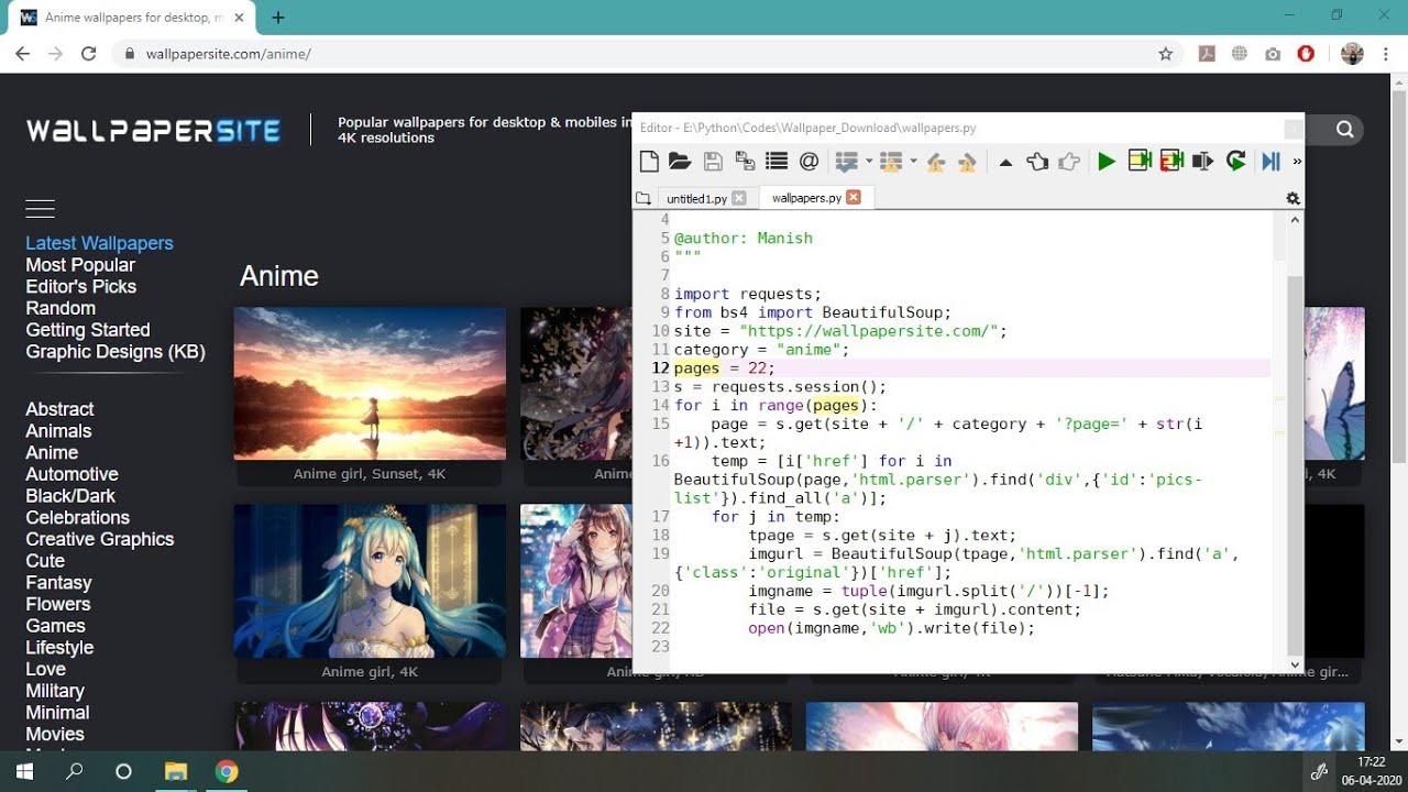 How to Create a Python Script to Download Wallpapers in Bulk