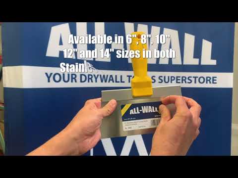 All Wall Taping Knives - No residue stickers