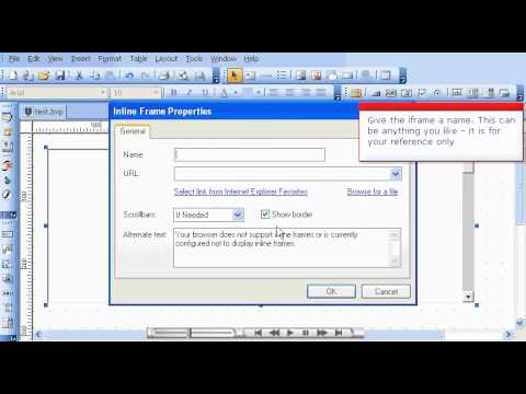 How to Create an Inline Frame for your Website in the BlueVoda Website Builder