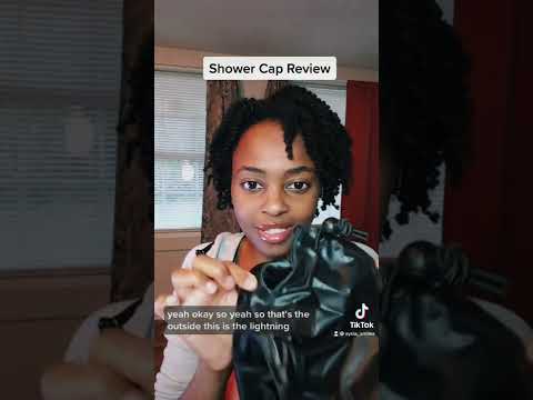 Best shower cap I’ve ever purchased! Go get you one and try it. #shorts #review #satindreamshowercap