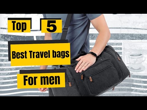 Top 5 Best Travel Bags For Men || Men Travel Toiletry Bag 2024