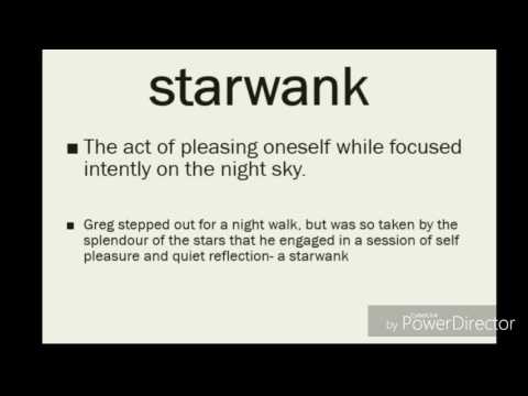 Starwank- Urban Dictionary Word Of The Day