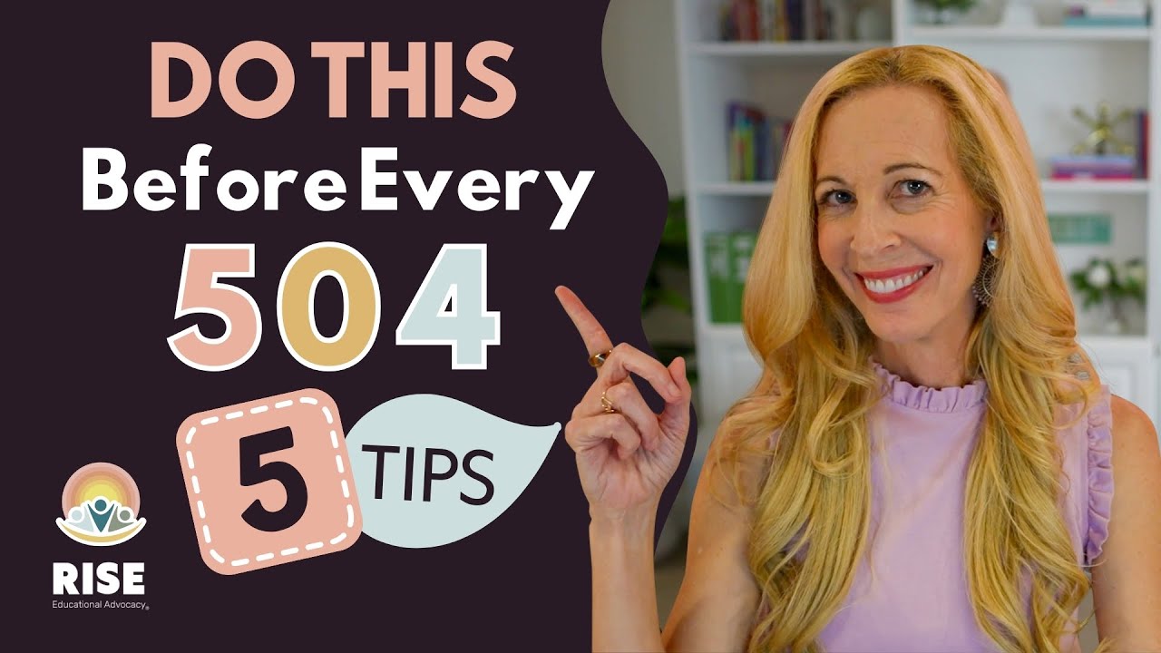 Do THIS Before the 504 Meeting: 5 Tips for Parents Before EVERY 504 Plan Meeting