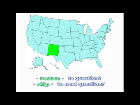 Interactive United States Map Quiz - Location of New Mexico