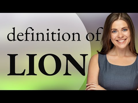 Lion • definition of LION