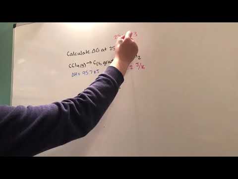 How to Calculate Delta G using Delta H and Delta S