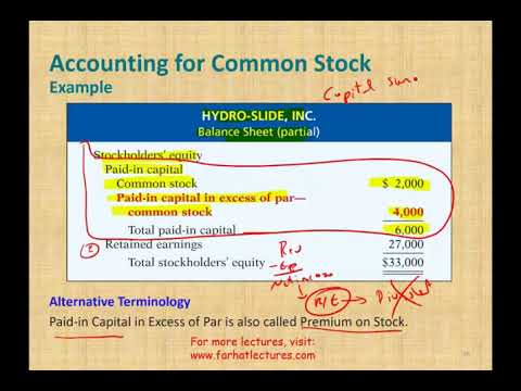 Issuing Common Stock ¦ Issuing Preferred stock ¦ Financial Accounting Course ¦ CPA Exam FAR