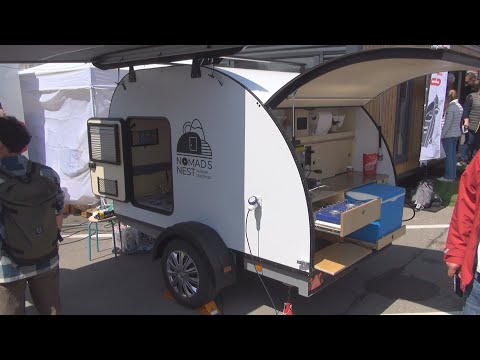 Nomad's Nest Custom Teardrop Caravan (2023) Exterior and Interior
