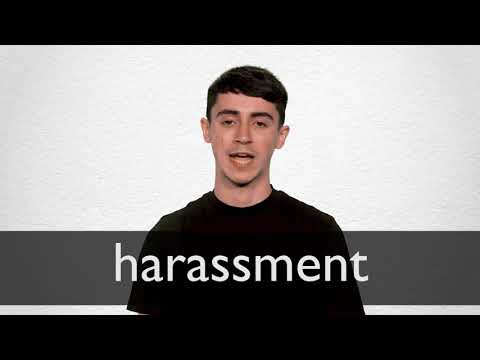 How to pronounce HARASSMENT in British English