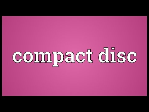 Compact disc Meaning
