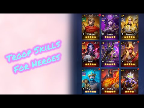 PUZZLES AND CHAOS: Hero Troop Skills and How to Use Them