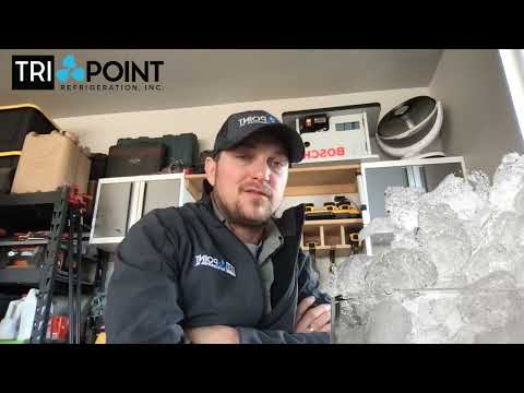 How long does a commercial ice maker take to make ice?