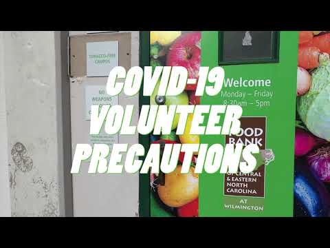COVID-19 Volunteer Precautions at the Food Bank CENC