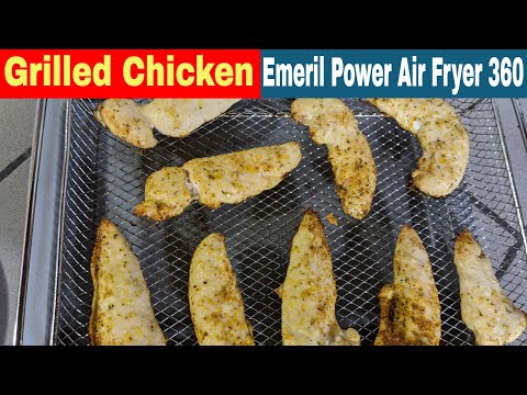 Grilled Chicken Tenderloins from Frozen, Emeril Air Fryer 360 XL