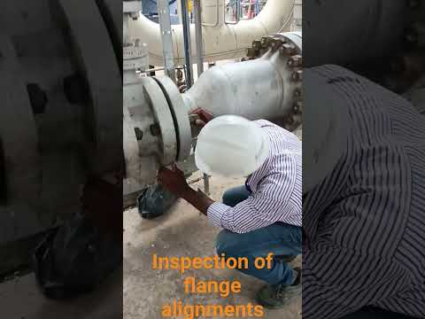 inspection of flange alignments and loop checks(team mechanical)