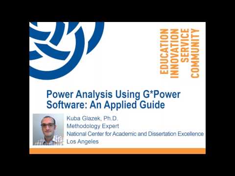 Power Analysis Using G*Power Software: An Applied Guide