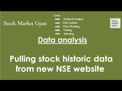 Pulling stock historic data from new NSE website into the excel sheet fully automatic