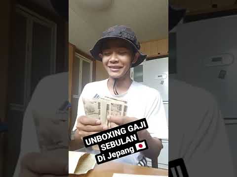 UNBOXING GAJI 1 BULAN DI JEPANG 🇯🇵