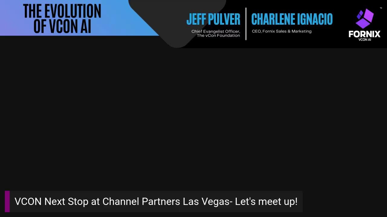 Next Stop: Channel Partners! Interested in vCons? Let's Connect