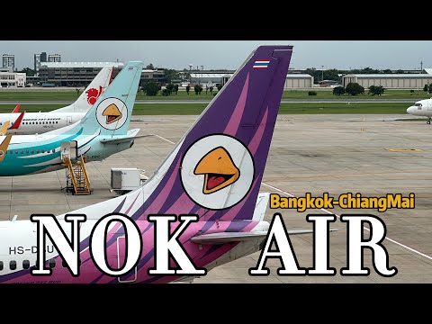$10 Flights! Nok Air Takes You to Thailand! | FLIGHT REVIEW - Bangkok - ChiangMai | Boeing 737-800