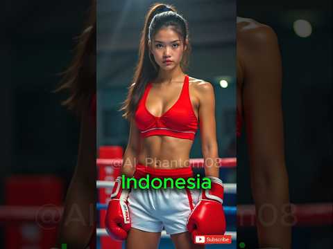Boxing Fighters from Different Countries | #shorts #ai #boxing #boxinggirl