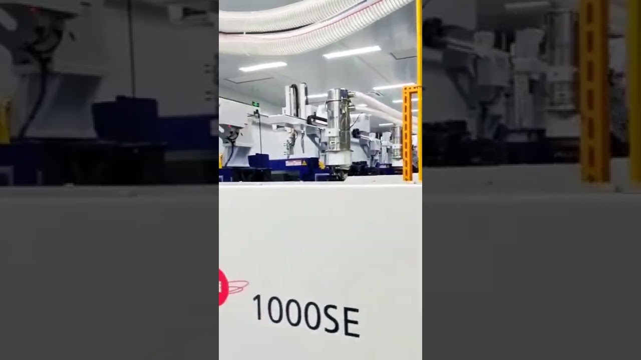 Overall layout of the injection molding workshop#methods #automation  #yubaosmart #yubaorobot